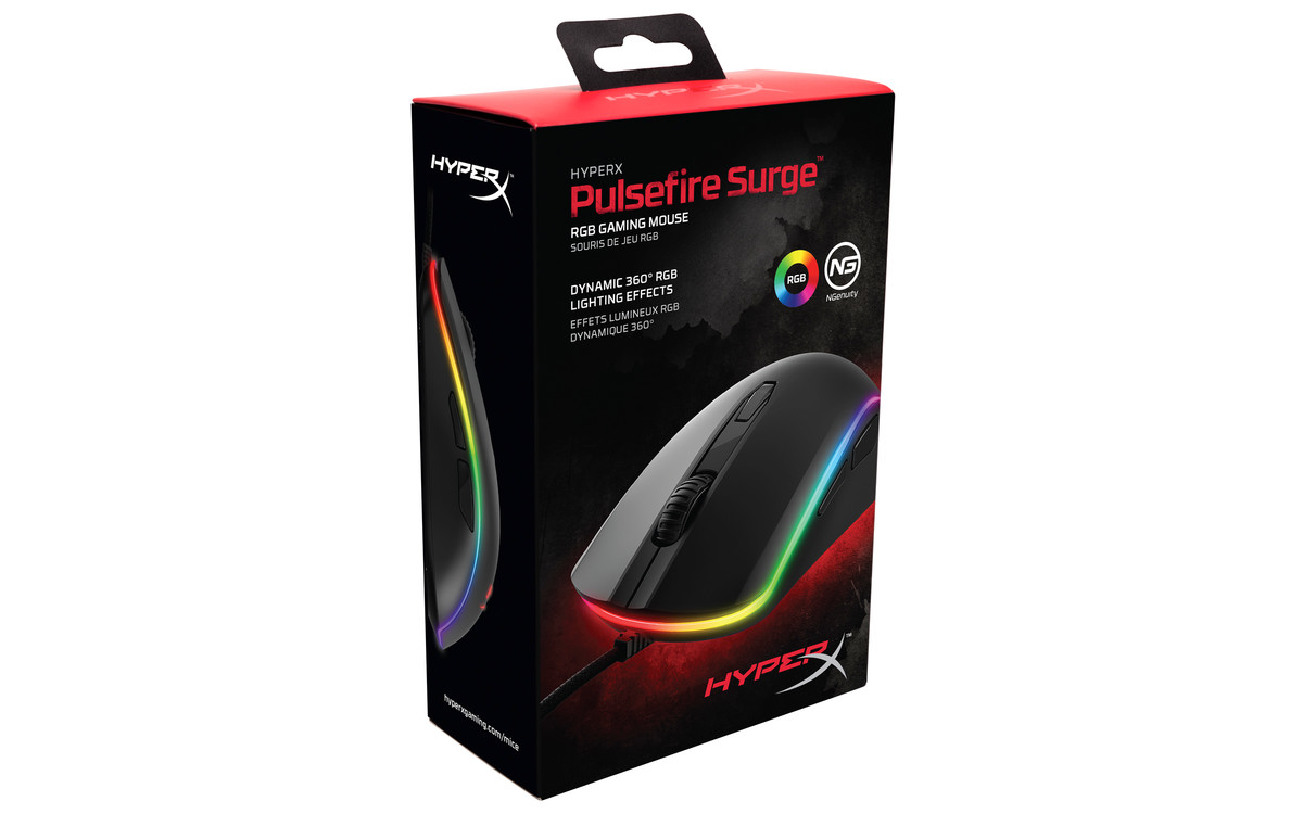 Mouse HyperX Pulsefire Surge RGB Gaming 16000 DPI (2680) | HyperX ...