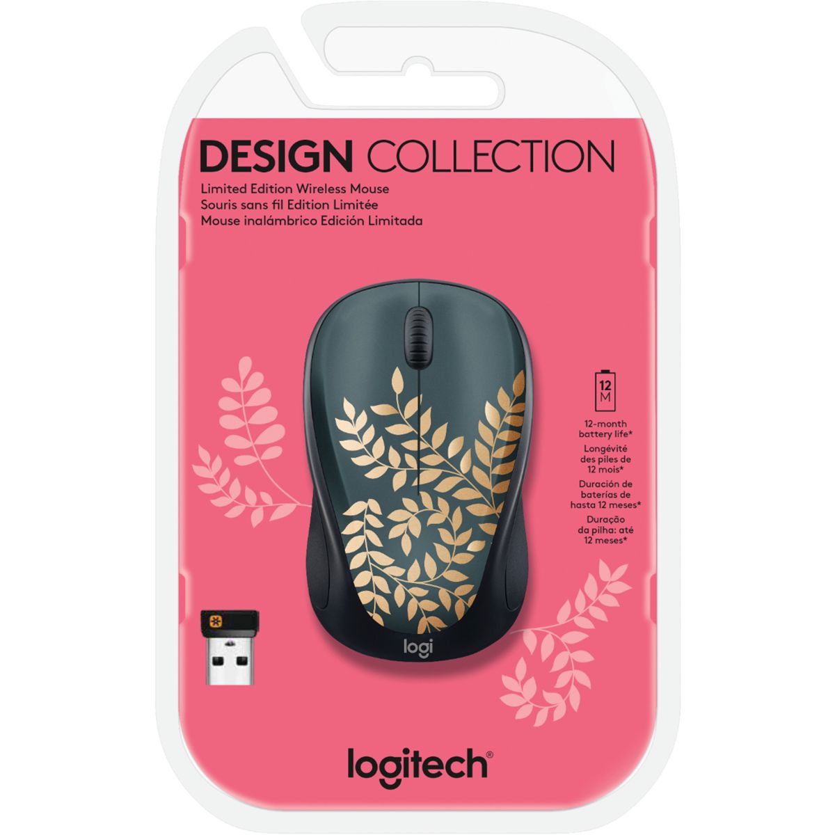 Mouse Logitech Wir M317 Limited Ed Golden Garden 910-006115 | Logitech