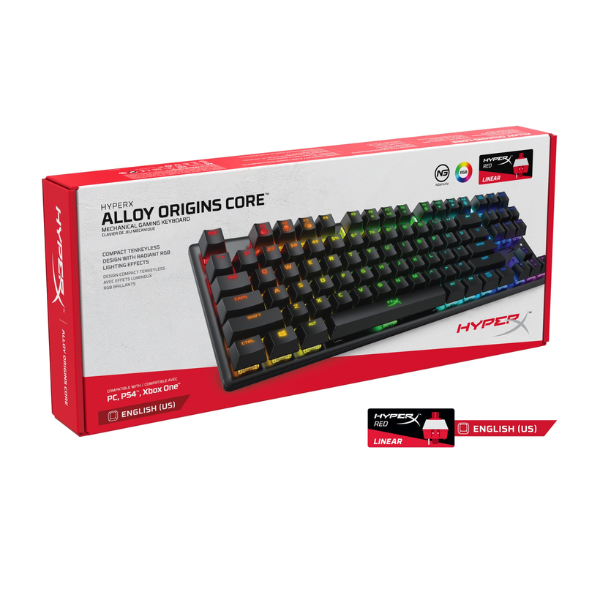 Teclado HyperX Alloy Origins Core Tenkeyless Switch HX Red US (9273 ...