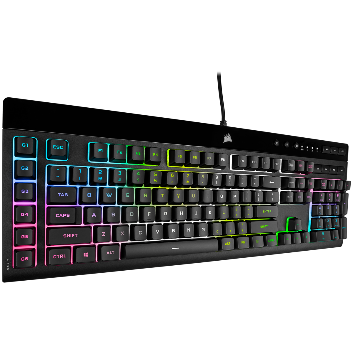 Teclado Corsair K55 RGB PRO XT iCue Macro Key (1637) | Corsair