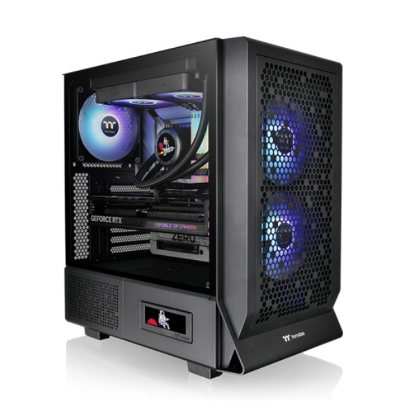 Gabinete TT Ceres 330 Mid-Tower TG CT140 ARGB Fan x2 + CT140 Fan x1 ...