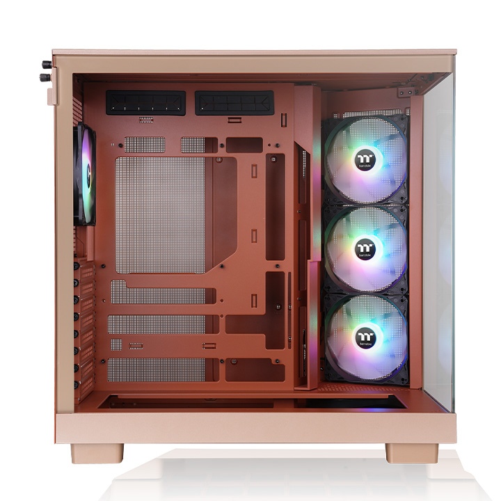 Gabinete TT View 380 XL Mid-Tower TG x2 Fan ARGB x1 Reverse Fan x3 ...