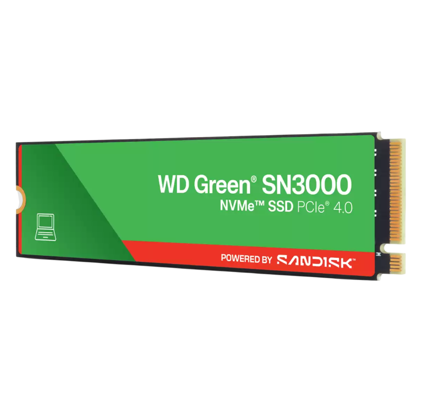 Disco SSD M.2 Western Digital 1Tb Green SN3000 NVMe (7154) | Western ...