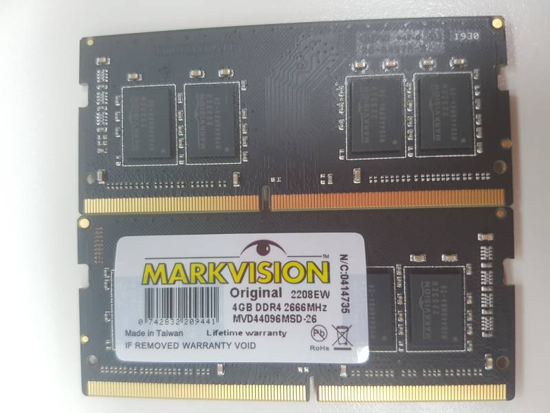 Memoria SODIMM DDR4 Markvision 4Gb 2666 MHz 1.20V BULK (9441) | Markvision
