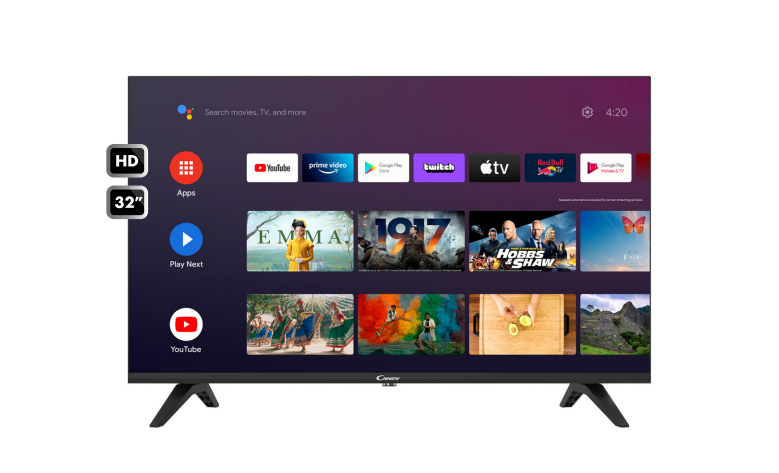 Television CANDY SMART TV LED 32 HD ANDROID 11 32GTV1400 (7321) | CANDY